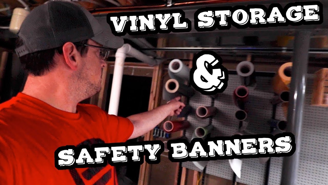 Vinyl Storage and Safety Banners - YouTube