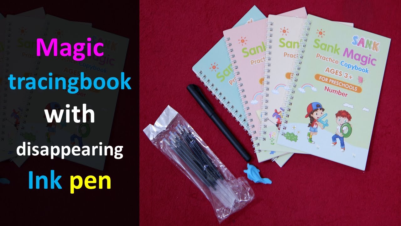 Magic Practice Copybook With Disappearing Ink Pen - YouTube