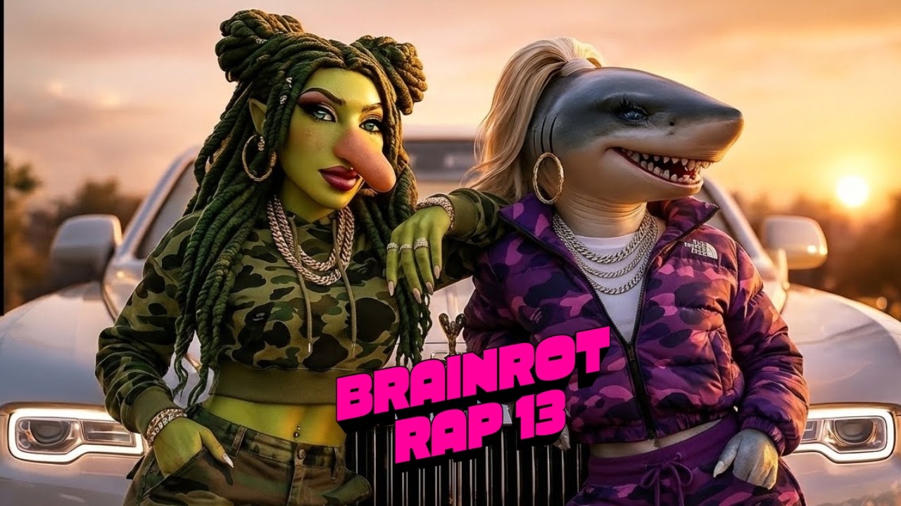 BRAINROT RAP | BRAINROT RAP GIRL Version [Official Video] - Party Tunes ...