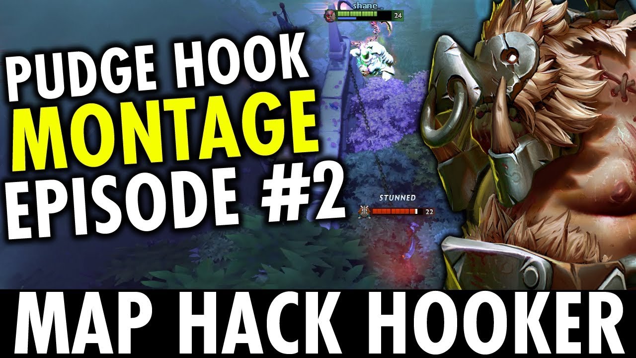 PUDGE HOOK MONTAGE 2020 - EPISODE #2 : MAP HACK HOOKER!! | GENIUS PUDGE ...