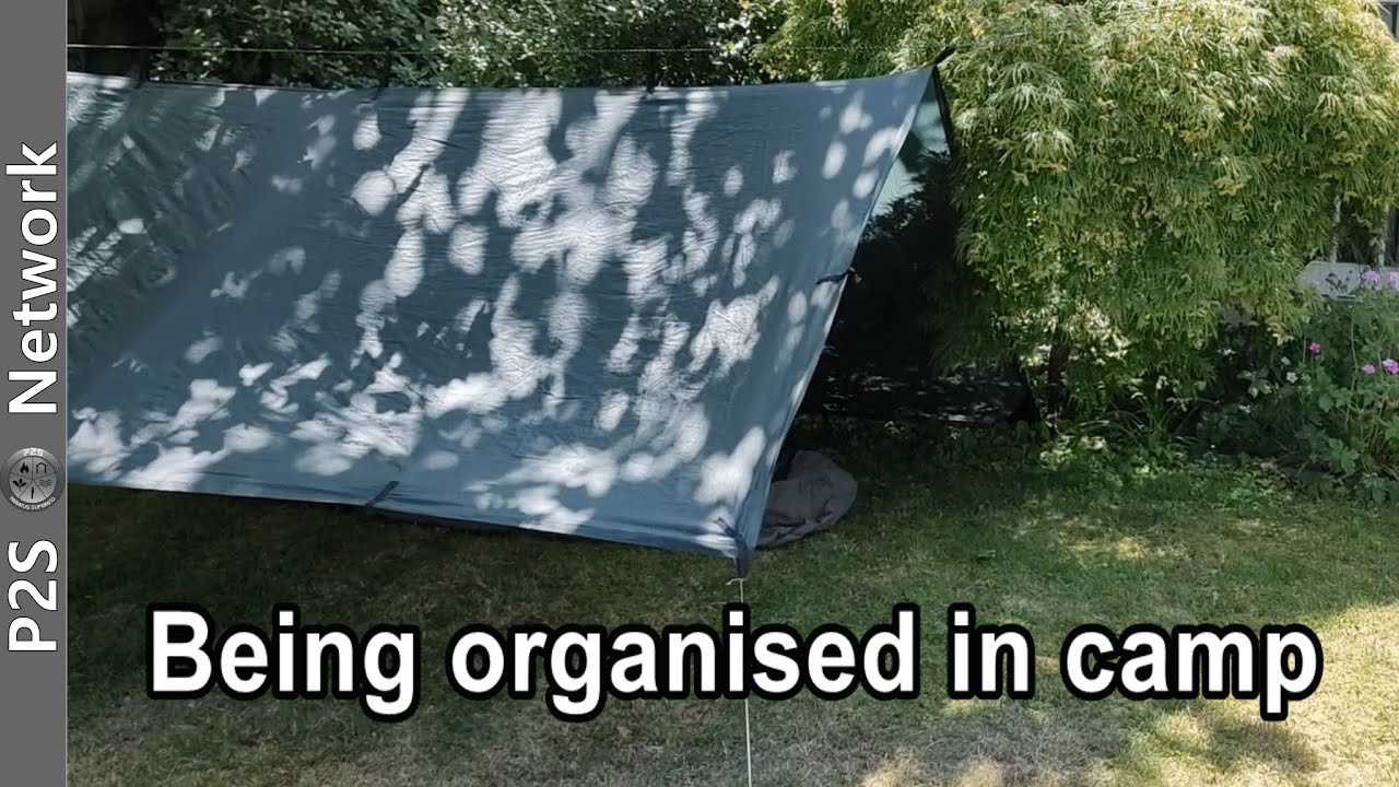 Camp organisation for Preppers | Survivalists | Wild campers - YouTube