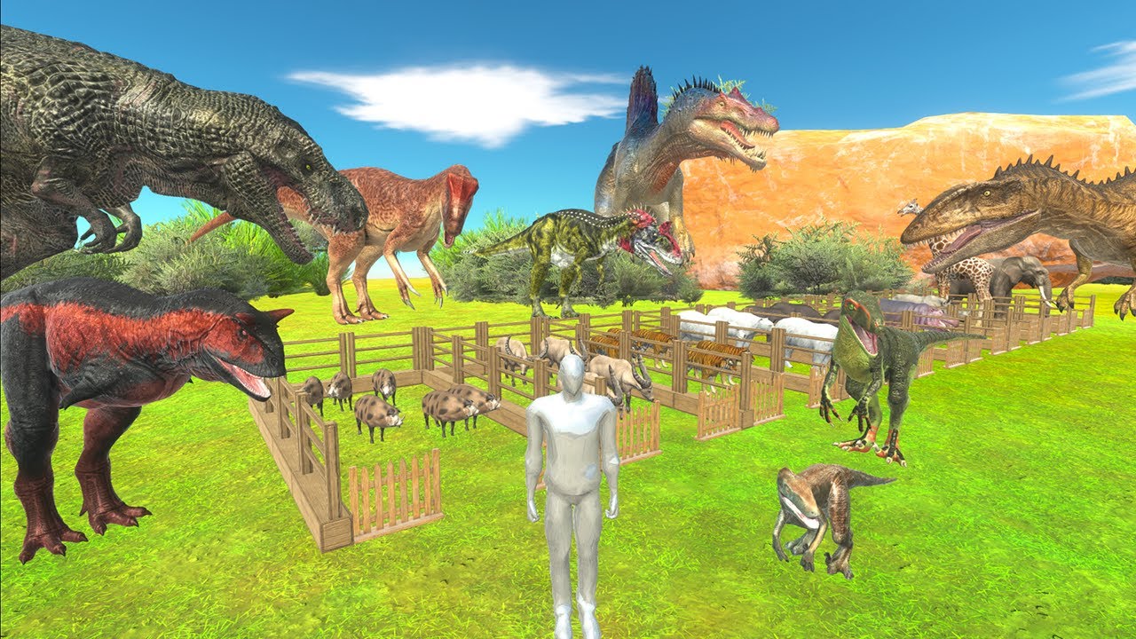 Jurassic World Evolution Camping 12 How to STOP Carnivores from Eating ...