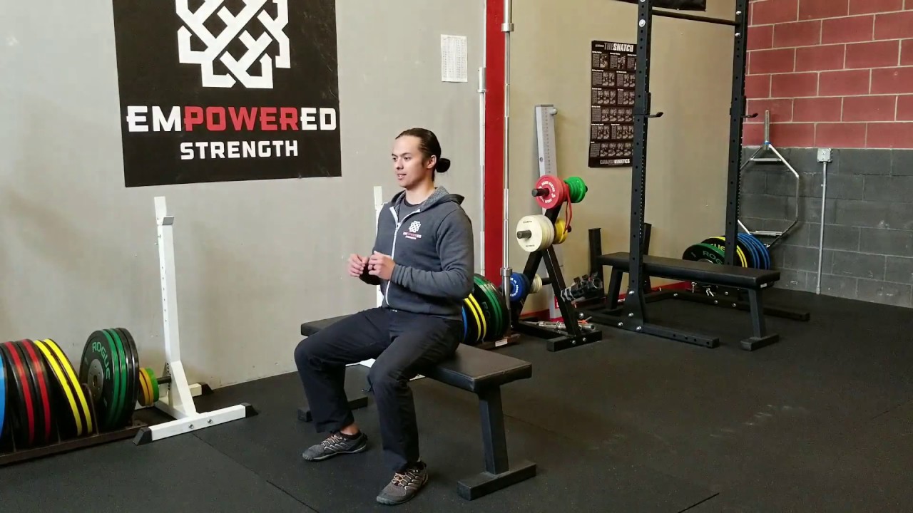 How to do Bench/Box Squats | Empowered Strength ft. Aaron Tandem - YouTube