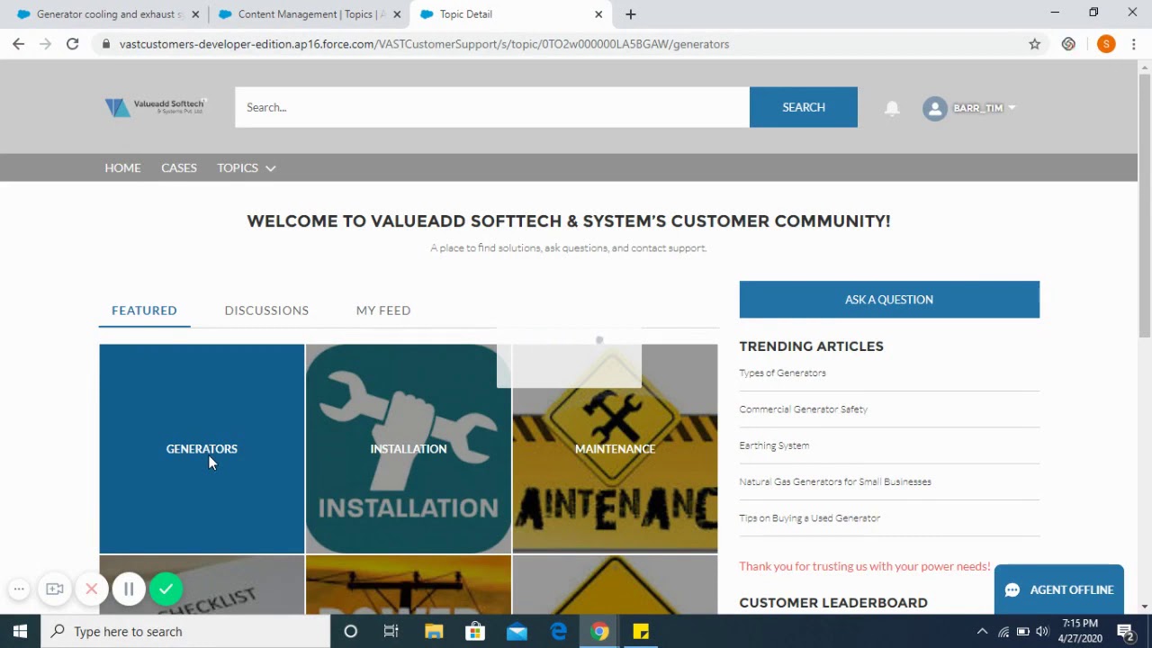Salesforce Community - Demo on how to publish knowledge articles ...