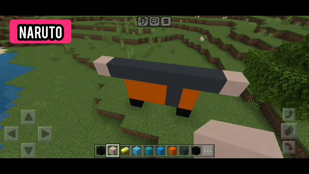 como hacer un Naruto en Minecraft #minecraft //pixelart 😃 - YouTube