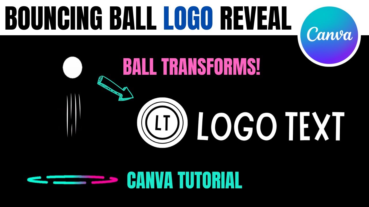 Make an AMAZING Bouncing Ball Logo Animation in Canva! - YouTube