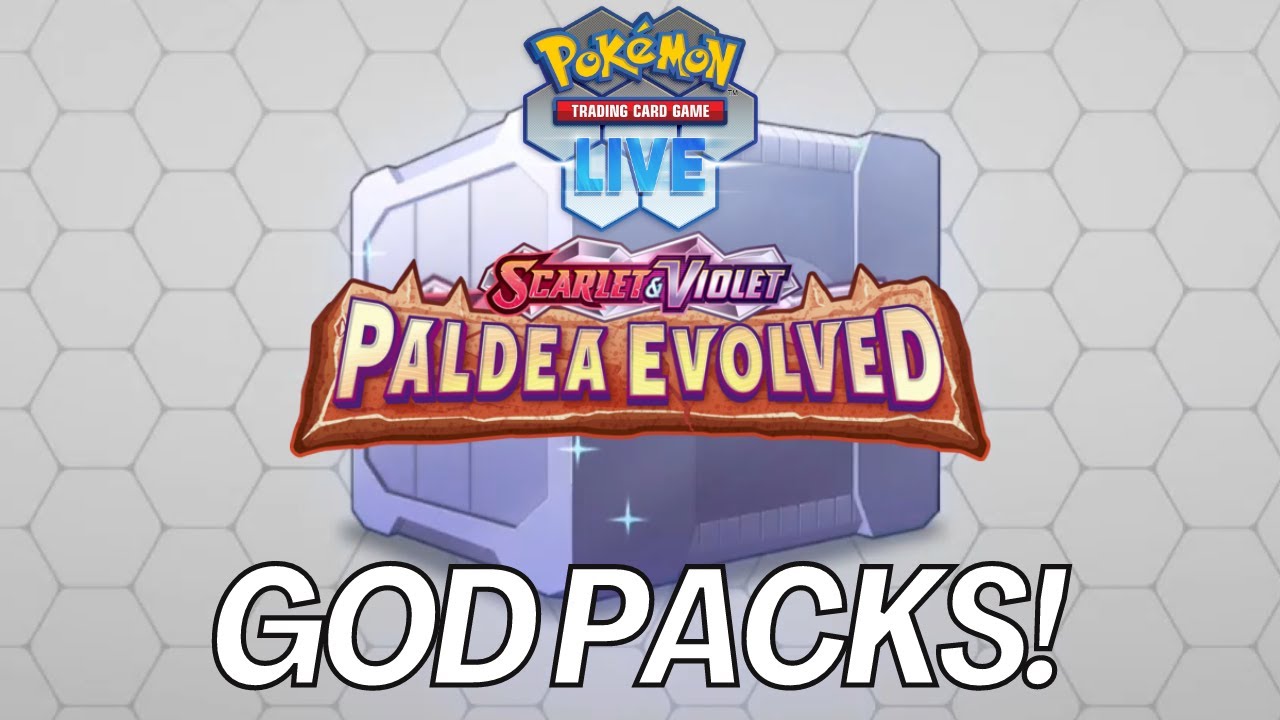 Opening Paldea Evolved God Packs on PTCGL - YouTube
