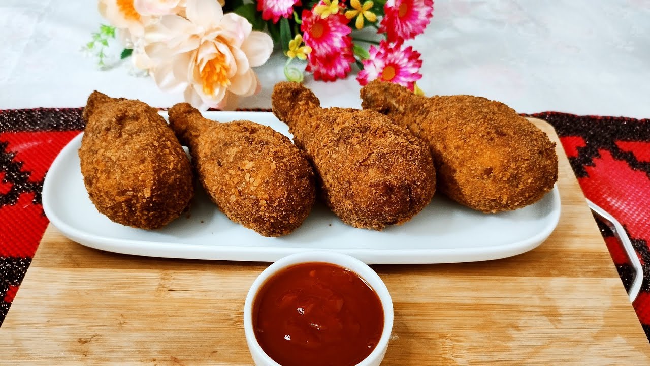 Crispy Potato Chicken ।। Crispy Potato Chicken leg piece ।। Shohana's ...