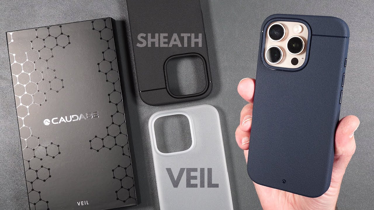 iPhone 16 Pro Cases by CAUDABE - Veil & Sheath - YouTube