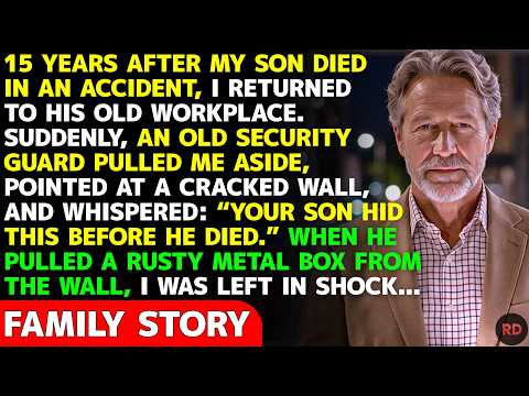 15 Years After My Son Died, A Security Guard Told Me: “Your Son Hid This Inside The Wall…”
