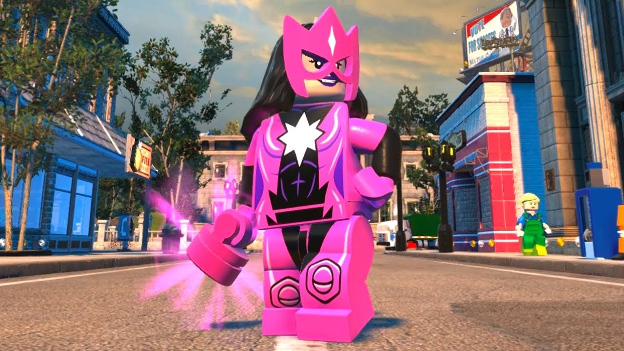 LEGO DC Super-Villains - Star Sapphire - Open World Free Roam Gameplay ...