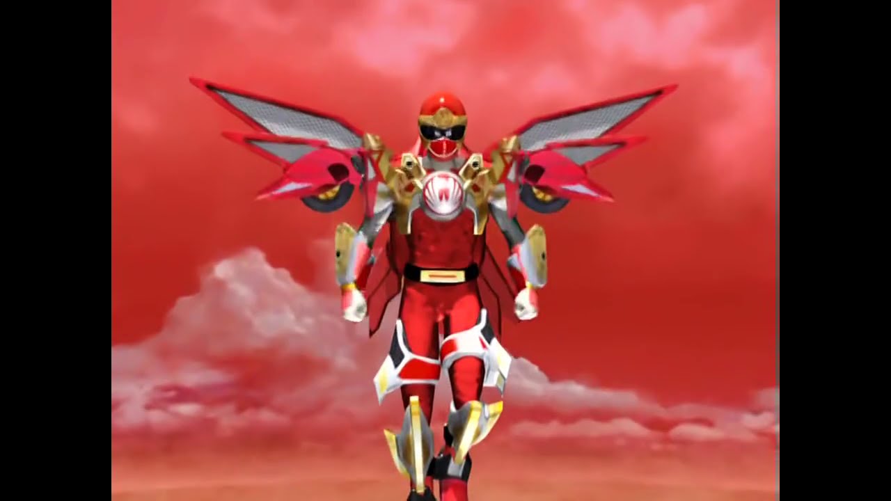 Power Ranger Ninja Storm | Ranger rojo modo batallador - YouTube