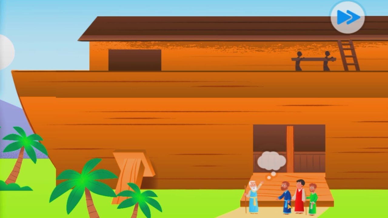 BAHTERA NUH | Sepasang Demi Sepasang | animasi alkitab anak sekolah ...