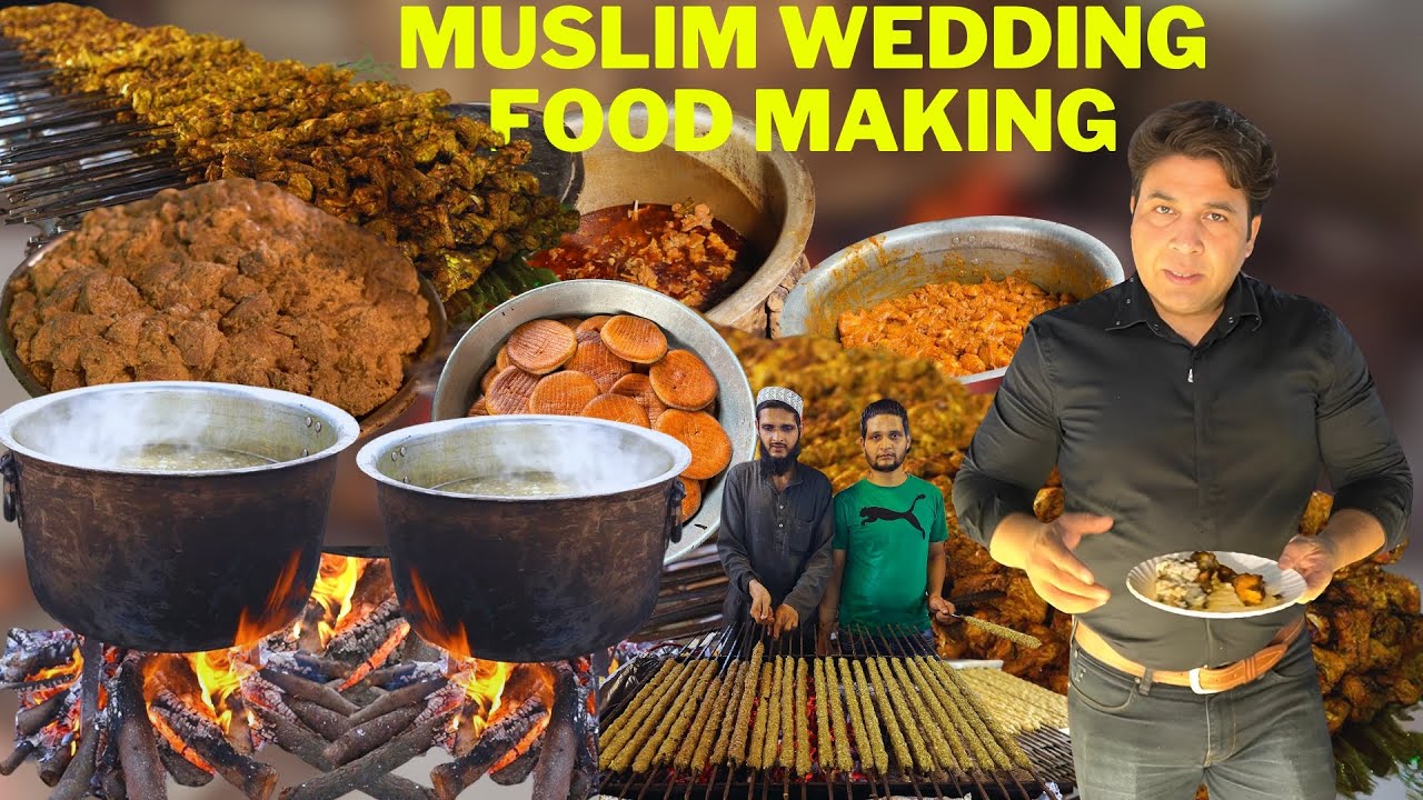 muslim wedding food making मुग़लई खाना शादी वाला making chicken mutton ...
