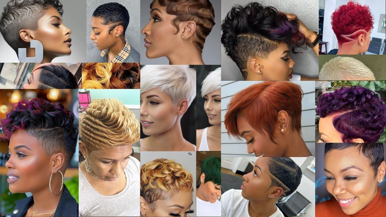 70+😍Adorable Nd Trendy PIXIE HAIRCUT 4Cute Ladies/Natural Pixie Haircut ...