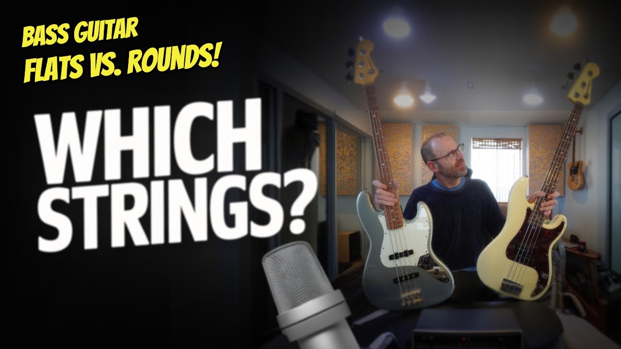 What's the BEST Bass String for You Flat Wound or Round Wound? - YouTube