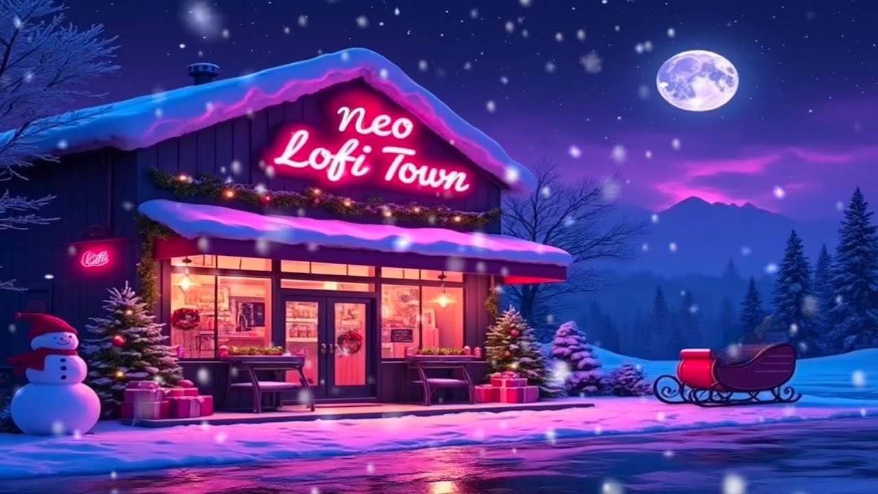 Cozy Christmas Coffee Shop ☕🎄 ️ – Lofi Hip Hop Beats with Relaxing ...