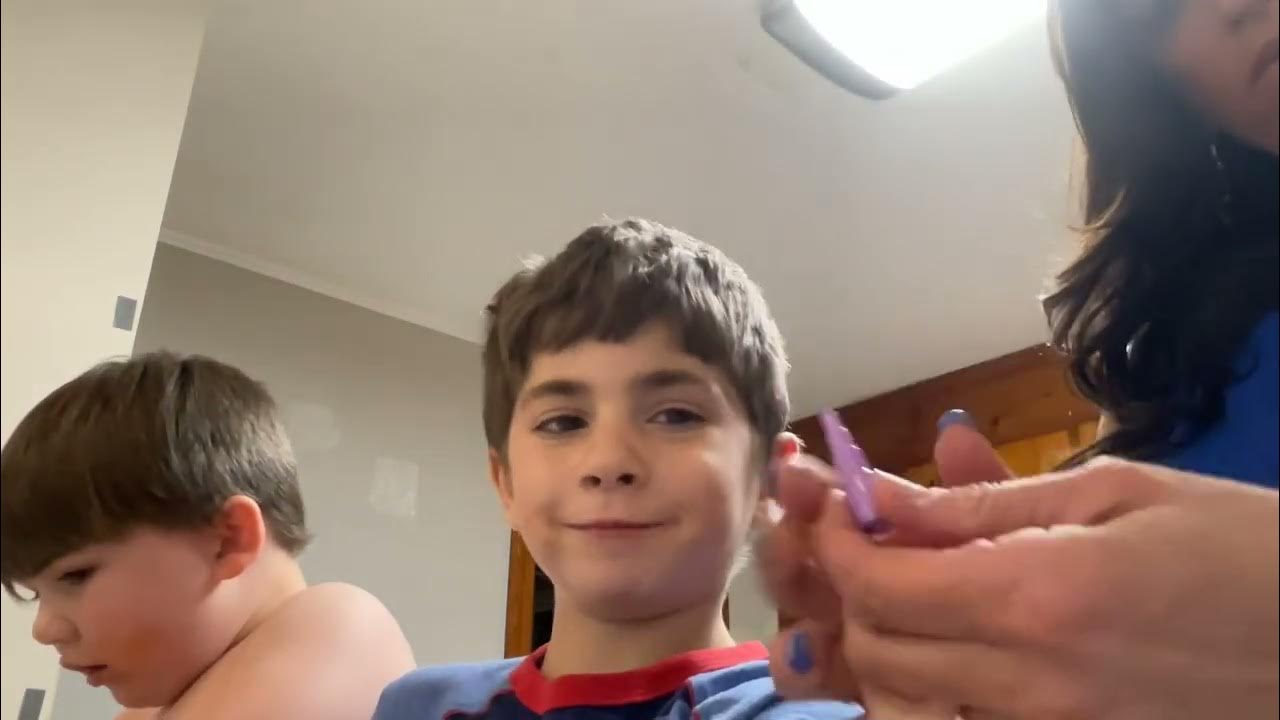 Jax showing his audience how to use the G-tube extension to get ...