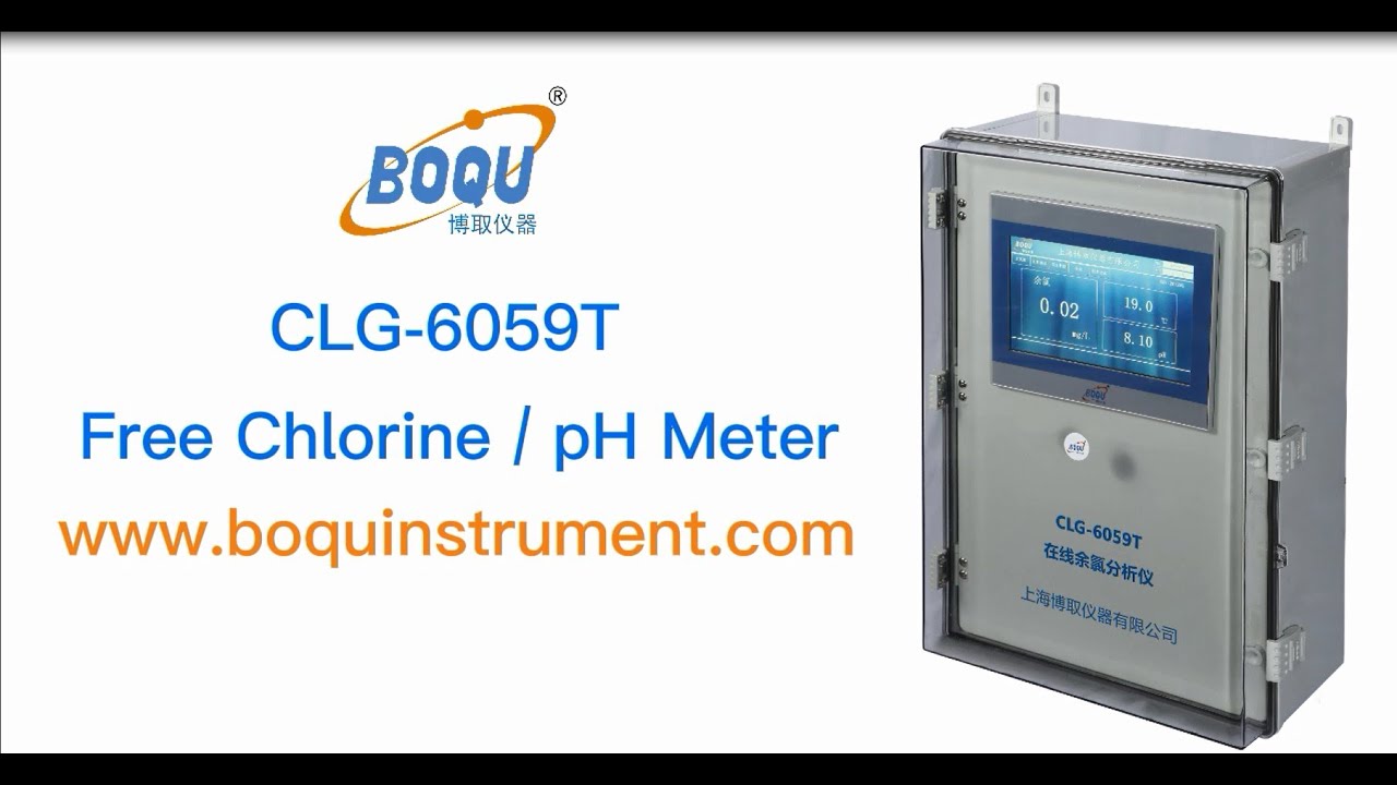 Boqu Instrument | CLG-6059T Online Residual Chlorine Meter & PH Meter ...