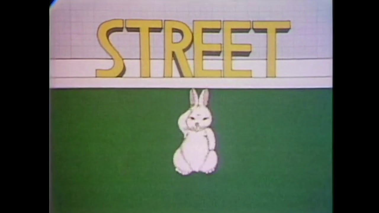 Sesame Street. -Rabbit reads street (HQ) - YouTube