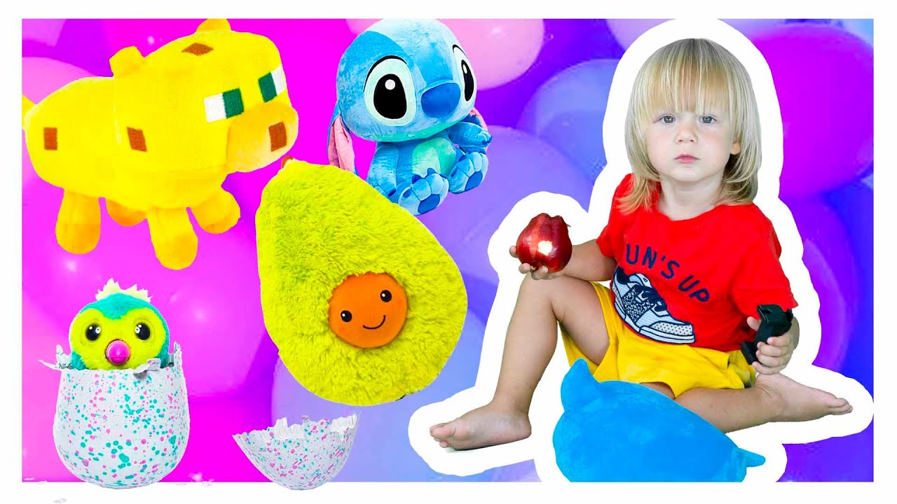 Mark is opening small toys / toys video for kids - YouTube