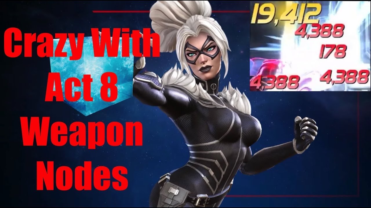 BLACK CAT IS SO FUN ON WEAPON NODES | MCoC - YouTube