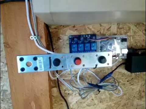 Arduino kontroluje otwieranie i zamykanie dachu. Roll-off roof ...