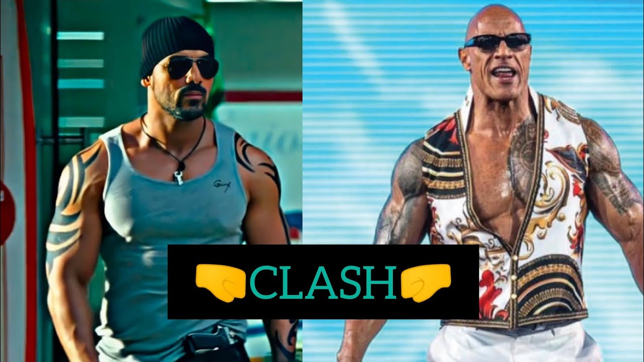 John Abraham Vs The Rock🤜🔥🤛 - YouTube