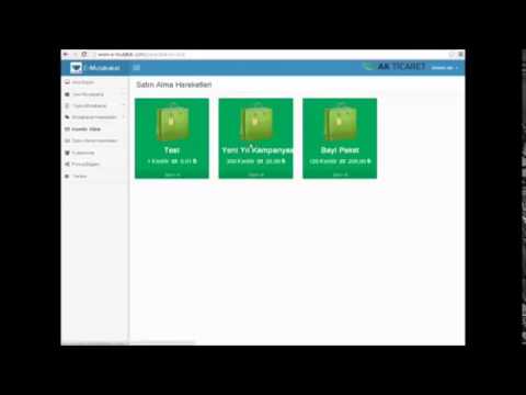 e Mutabakat Kontör Yükleme