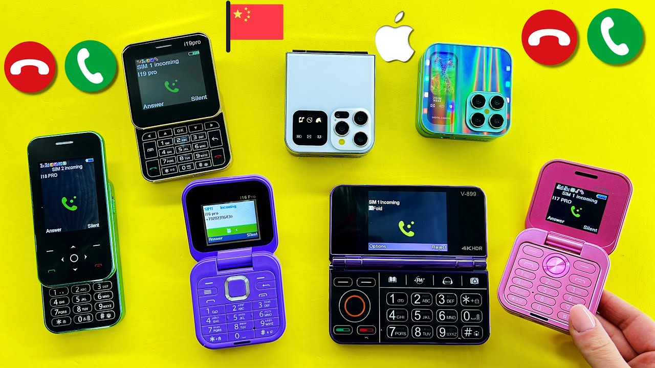 Collection of iPhone Phones from China / i15 Pro + i16 Pro + i17 Pro ...