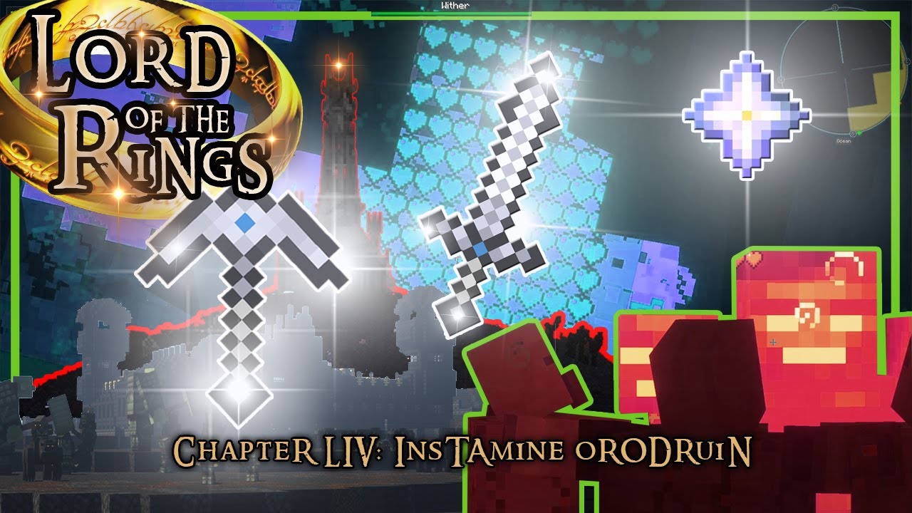 Minecraft Lord Of The Rings #54 : Instamine Orodruin 🌟 - YouTube