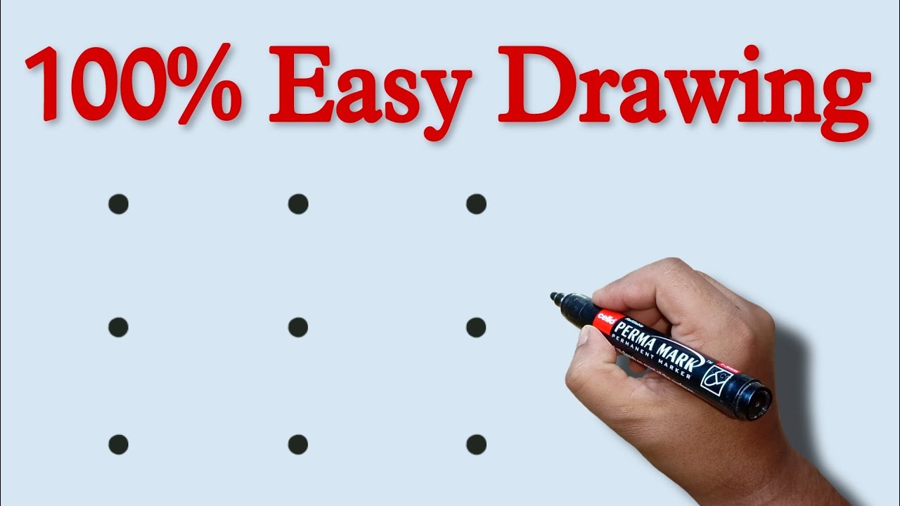 How to draw a kite from dot dot || kite drawing - YouTube