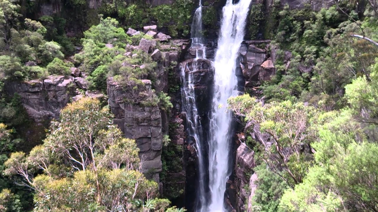 Australian Hidden Falls, Carrington Falls - NSW - YouTube