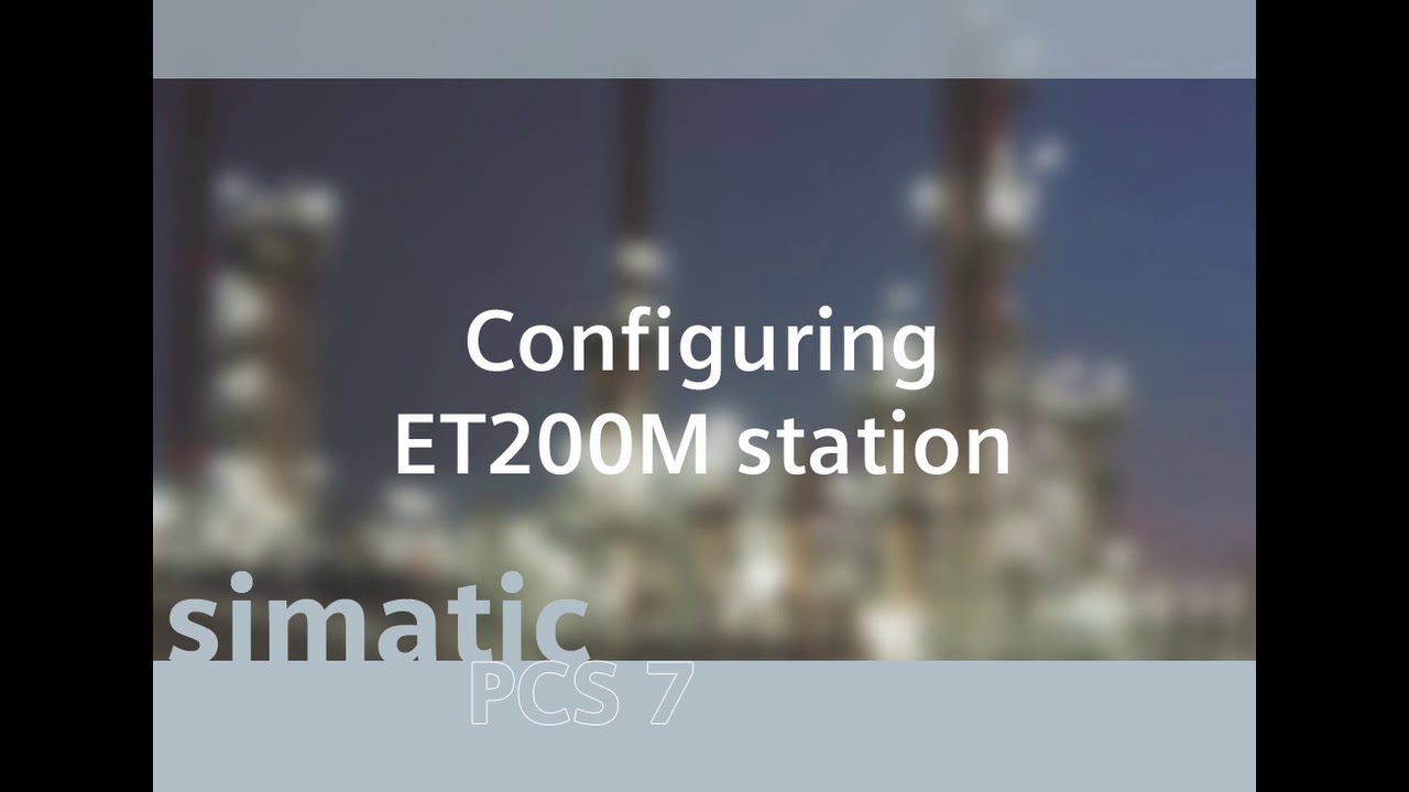 02 - PCS7 - Configuring Hardware and NET - YouTube