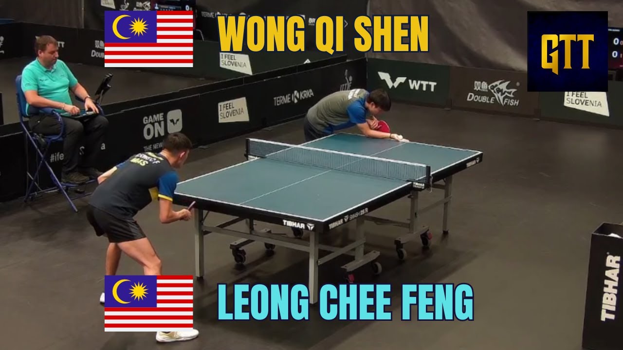 Leong Chee Feng (MAS) Vs Wong Qi Shen (MAS) | WTT Feeder Otocec 2023 | MS Qualifying Round 2 ...
