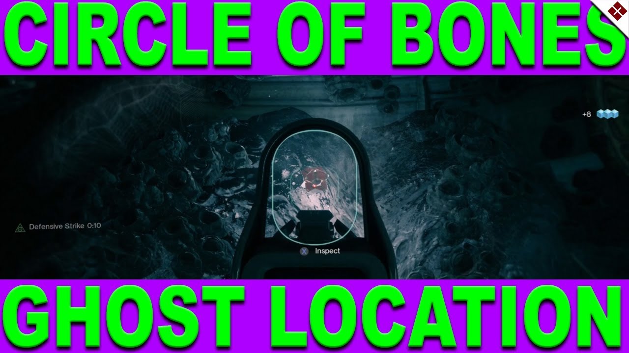 Destiny 2 Shadowkeep Circle of Bones Ghost Location for Together ...