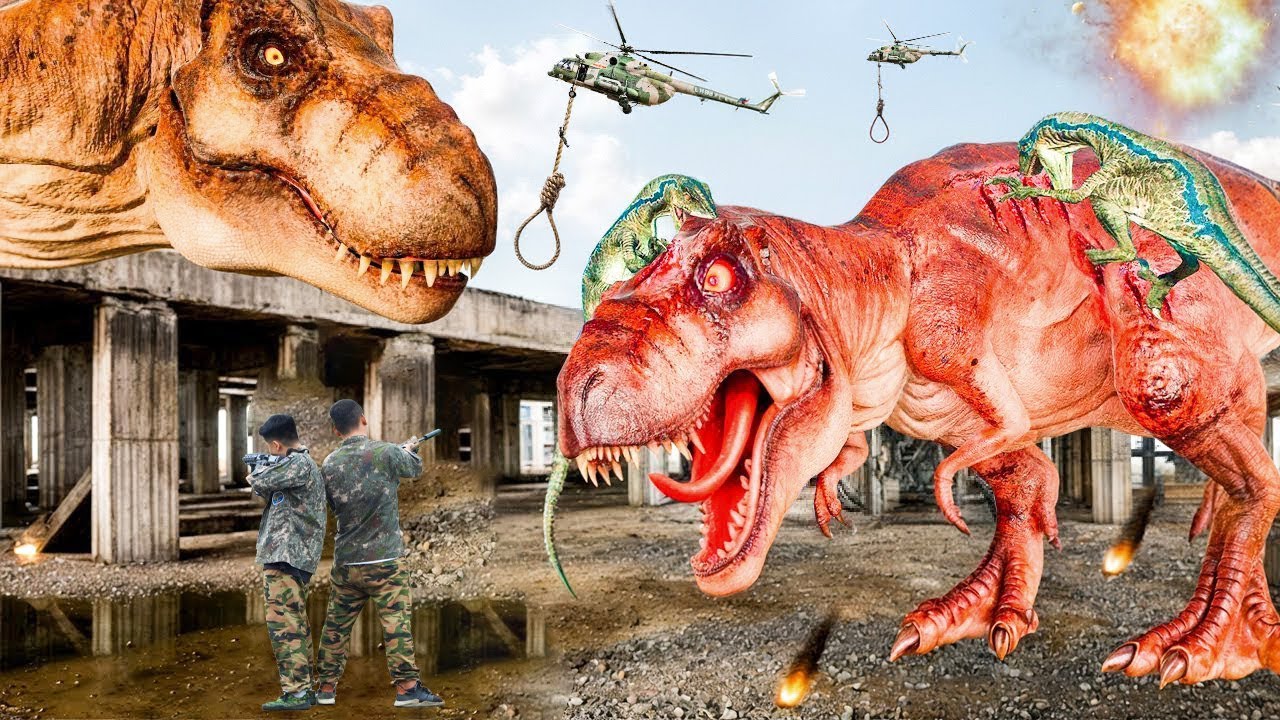 Jurassic World Camp Cretaceous Fan Made Film Part 2 | T Rex Chase ...