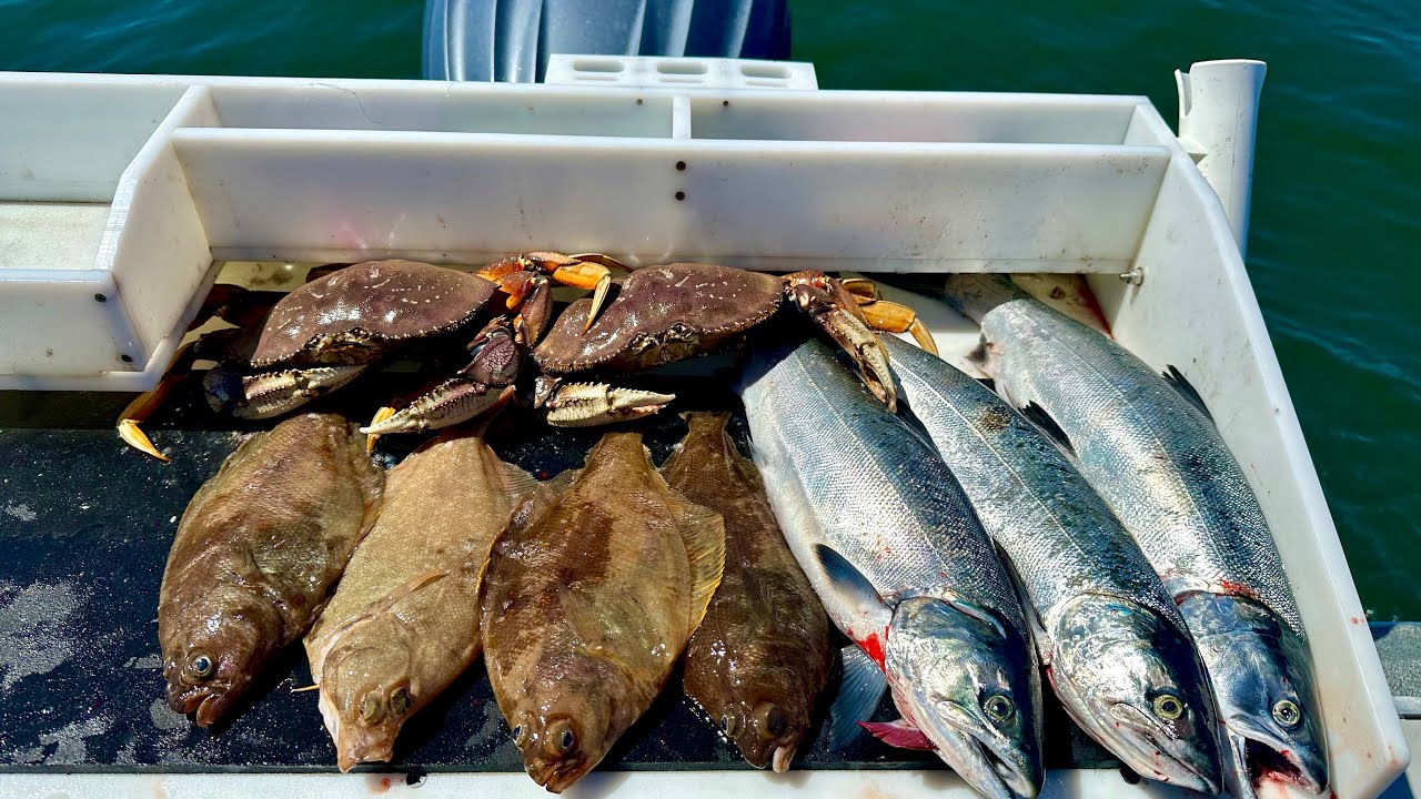 Puget Sound “WILD CATCH” | Coho Salmon, Dungeness Crabs & Flounder ...