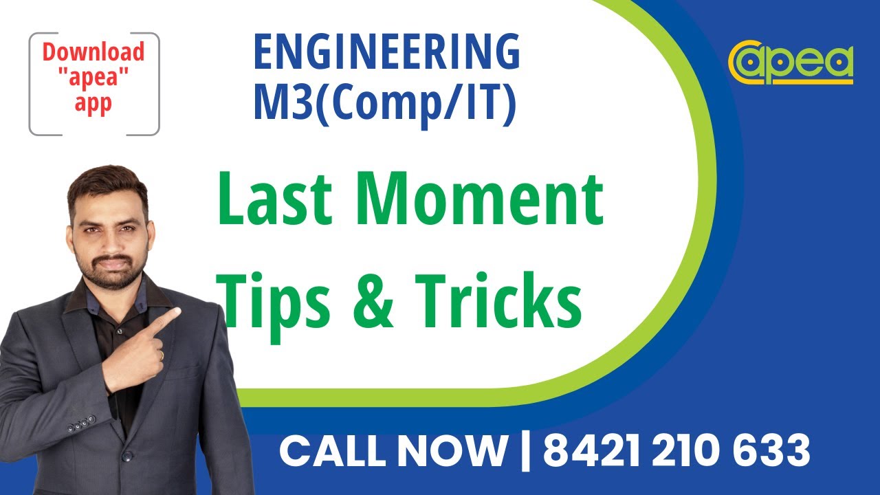 Last-Minute Tips & Tricks for Engineering Mathematics-III (Computer ...