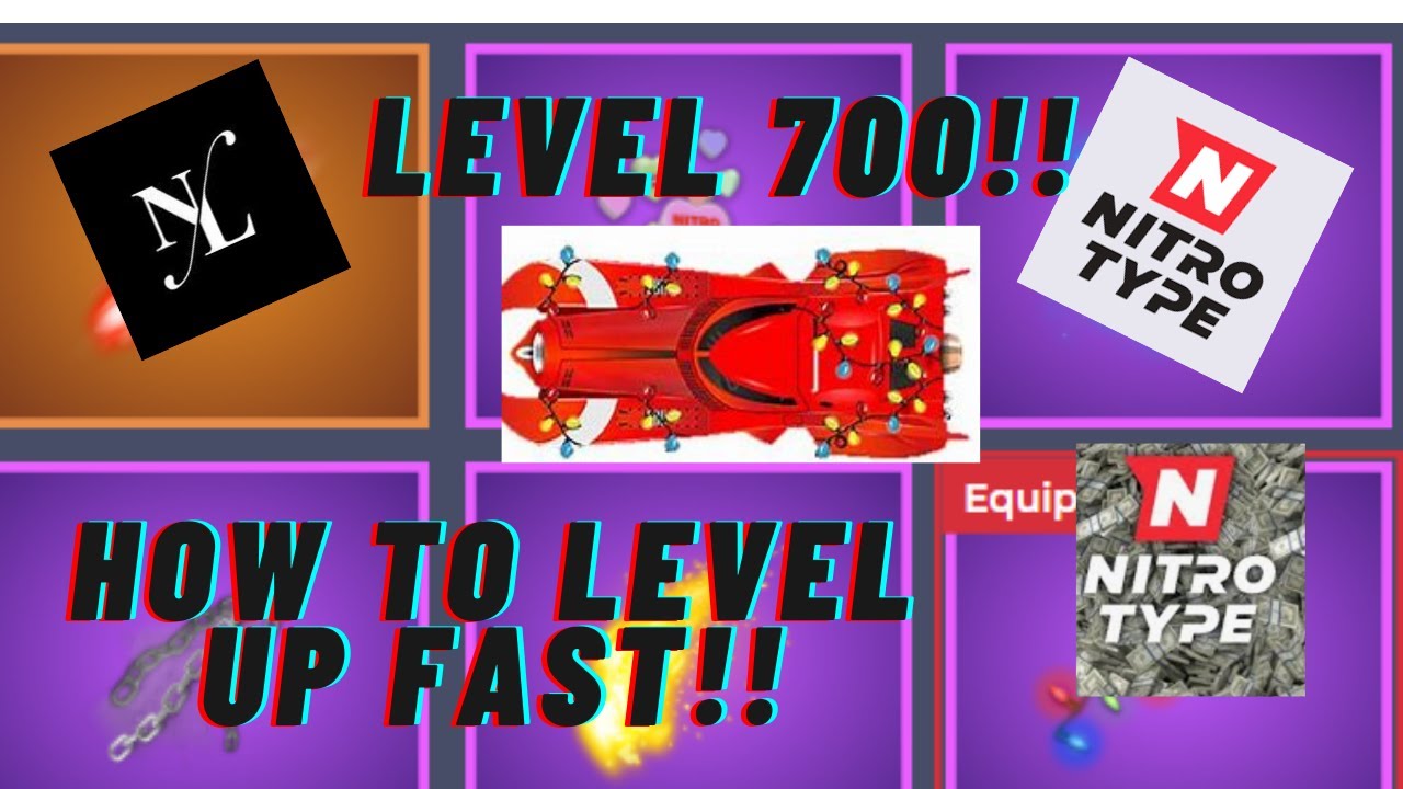 How to level up fast in Nitro Type! Working 2021-2022! - YouTube