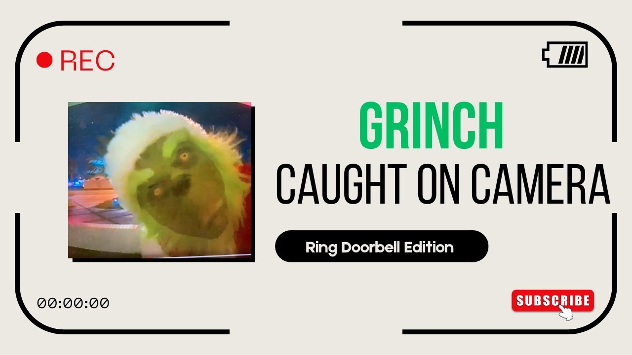 Grinch caught on Ring Camera in Hialeah,FL - YouTube