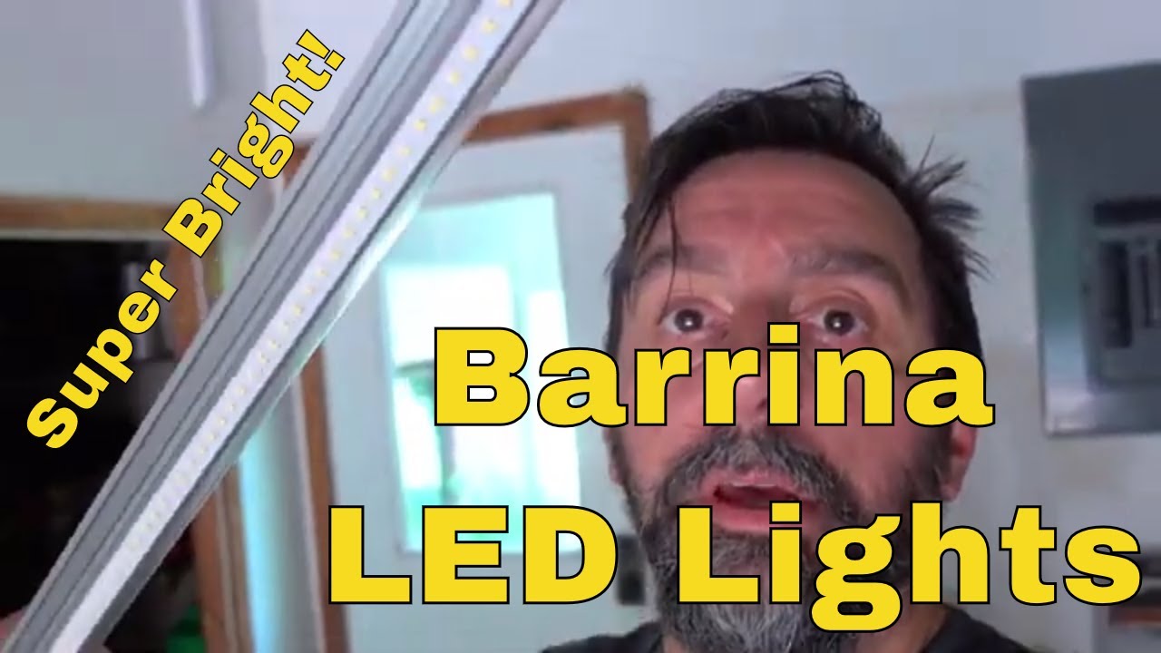 Barrina LED T8 Shop lights | Part 1 in Dream Garage build-out - YouTube