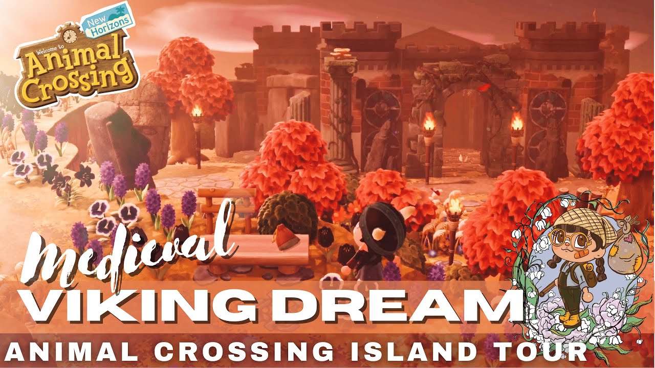 Animal Crossing Island Tour - Medieval Viking Island #acnh # ...