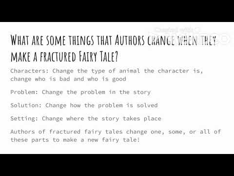 Unit 8: Fractured Fairy Tales - YouTube