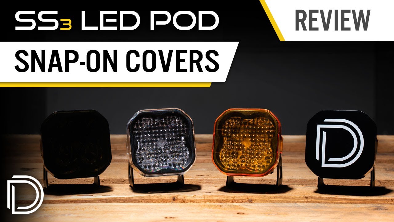 Snap-On SS3 LED Pod Covers | Diode Dynamics - YouTube