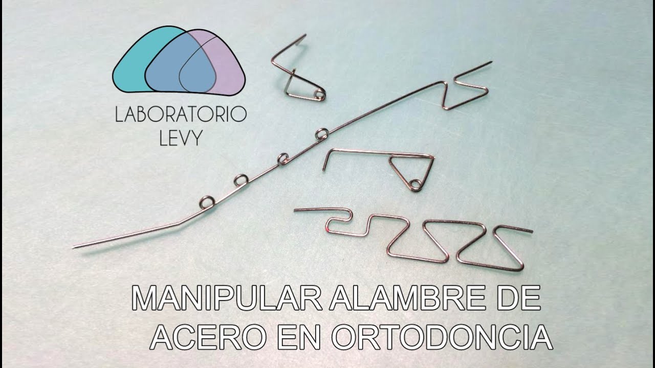Manipulación de alambre de acero en ortodoncia - tutorial - - YouTube