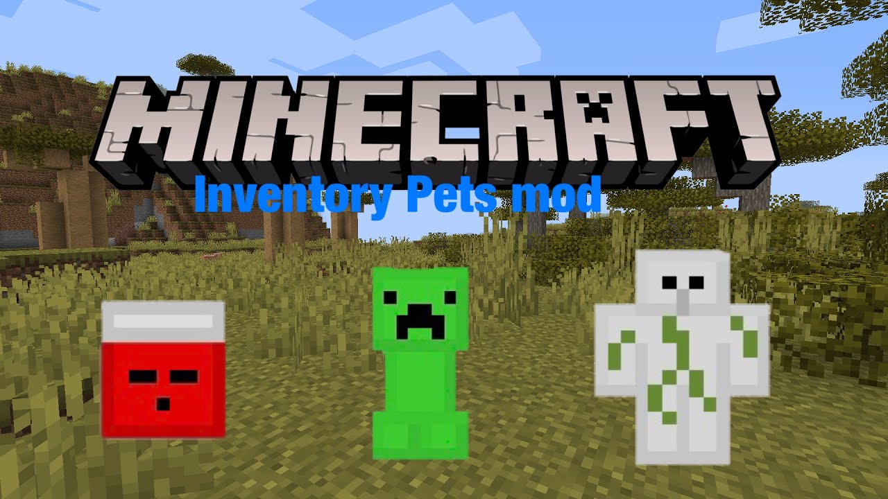 Minecraft (Inventory Pets mod) - YouTube