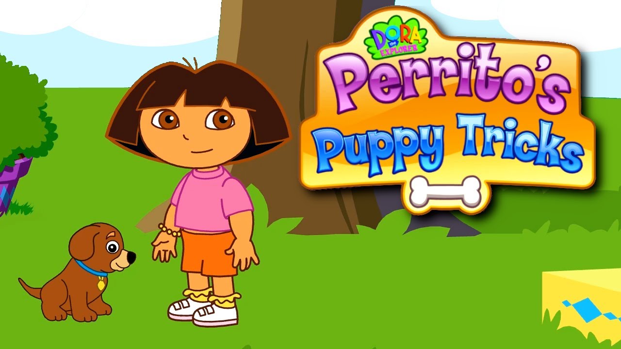 Dora the Explorer: Perrito's Puppy Tricks / flash longplay - YouTube