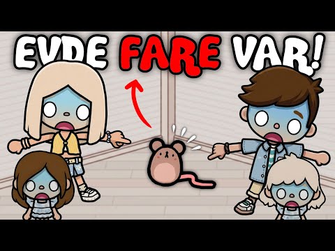 TOCA WORLD EVİMİZE FARE GİRDİ!!! 🐁👈🏻😱 |TOCA DAİSY *Roleplay 