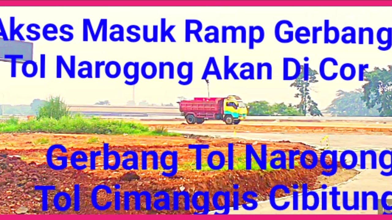 Mengejar Fungsional Lebaran Akses Gerbang Tol Narogong Di Cor Rigid # ...